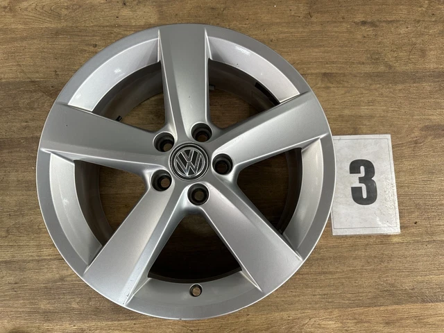 1X ORIGINAL ALUFELGE Rivazza VW Polo 6R 6R0601025Q Felge 7Jx16H2 ET46 ...