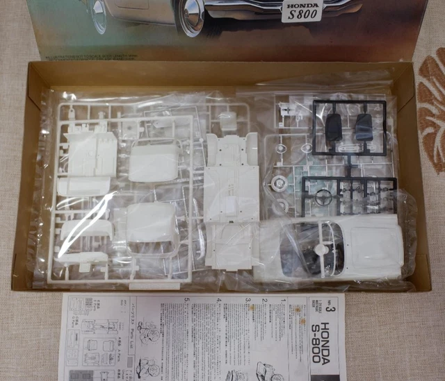 FUJIMI HONDA S800 124 Scale Model Kit Vintage Gebraucht NR3 EUR 97,88 ...