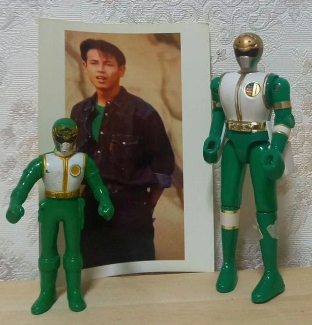 MIGHTY MORPHIN POWER Rangers Dairanger Figure Green 2p set BANDAI Japan ...