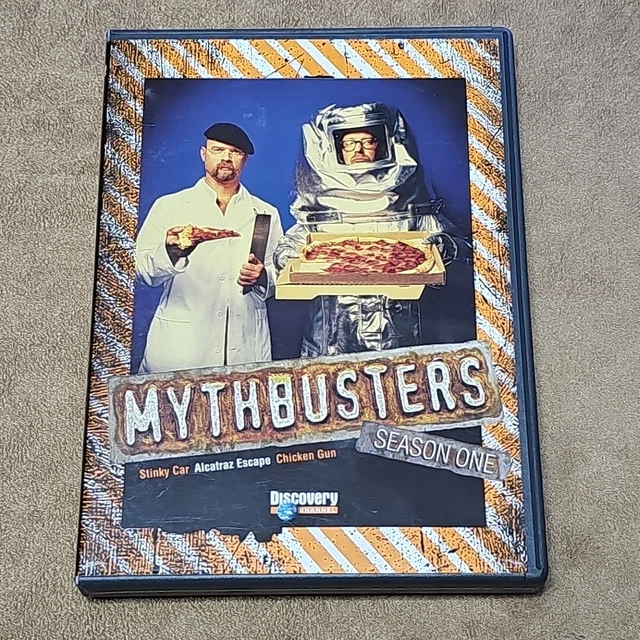 MYTHBUSTERS SEASON 1 DVD Discovery Channel TV Show Ep 7-9 Alcatraz ...