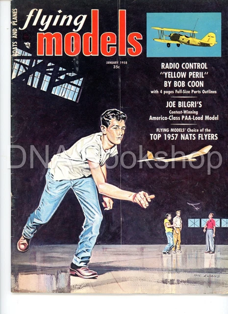 VTG MAGAZINE FLYING Models 1958 Boats Planes Bob Coon Radio Control £8. ...