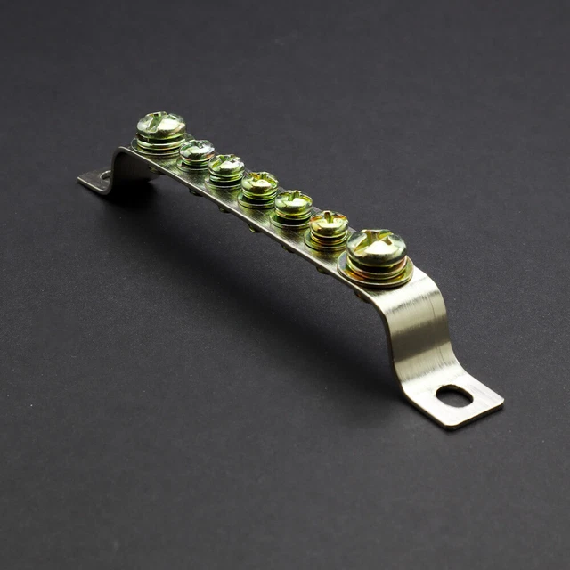 7 WAY EARTH Point Negative Earthing Bus Bar DC Terminal Car Van Auto ...