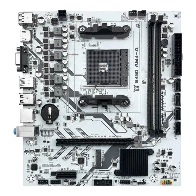 B450 MOTHERBOARD FOR Processor Dual-Channel DDR4 Memory AM4 Mainboard M ...