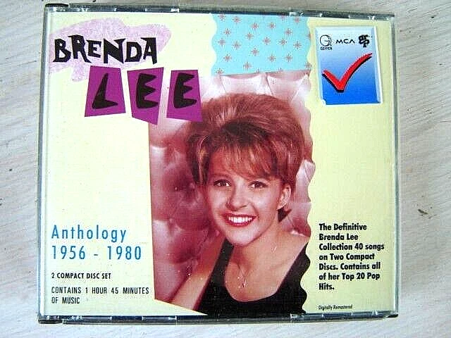 DOUBLE CD / Brenda LEE "Anthology 1956-1980 *MCA/Bmg-Ariola* 40 titres ...