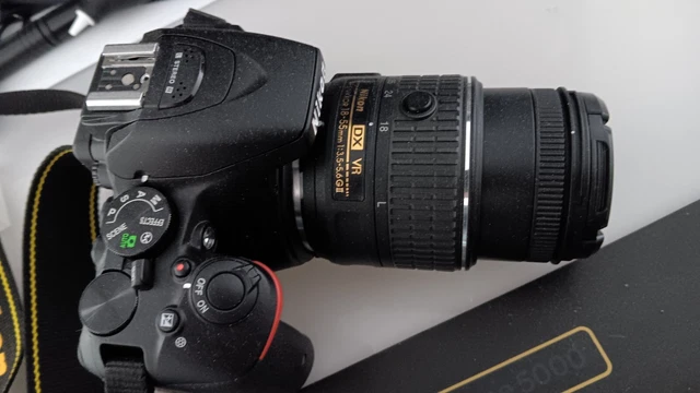 NIKON AS NEW D5500 18-55 VR II Lens Kit Mint 609 Shotz Wifi Touchscreen ...