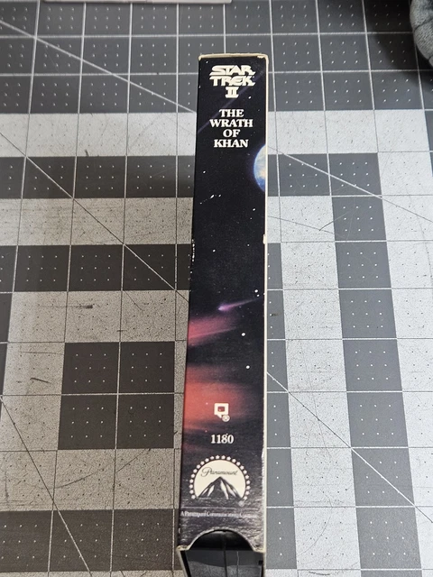 STAR TREK II: The Wrath of Khan VHS Tape 1982 Paramount Pictures Sci-Fi ...