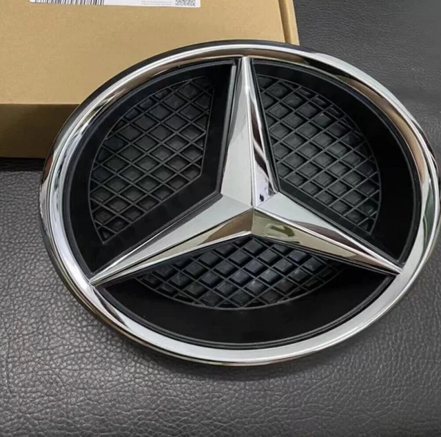 MERCEDES BENZ CHROME Grill Star Base Logo Badge W176 W205 W246 A,C,B ...