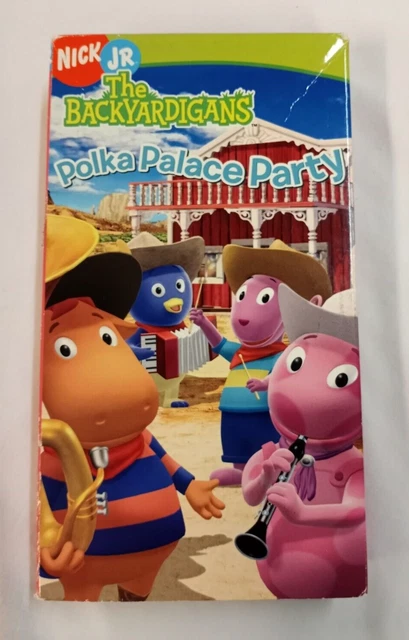 THE BACKYARDIGANS VHS Nick Jr Rare Polka Palace Party VHS Nickelodeon ...