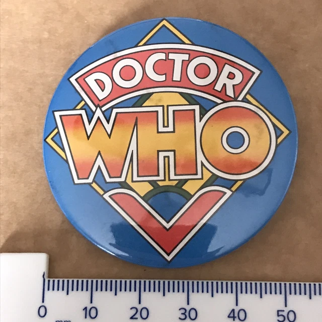 DOCTOR WHO BBC Television SciFi Tv Show Dr Who Vintage Promotional pin ...
