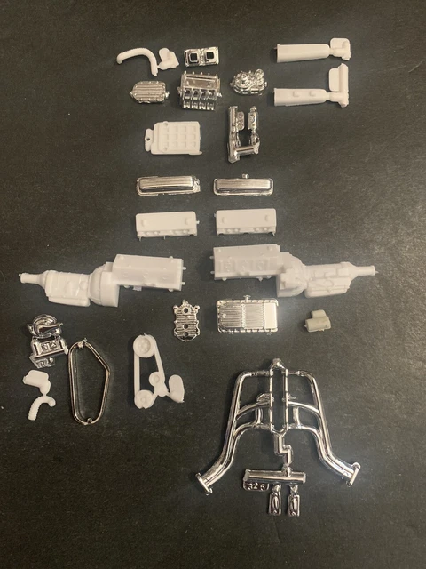 40 WILLY'S GASSER BOWN DRAG ENGINE 116BE 1552 Model Car Parts COMBINE ...