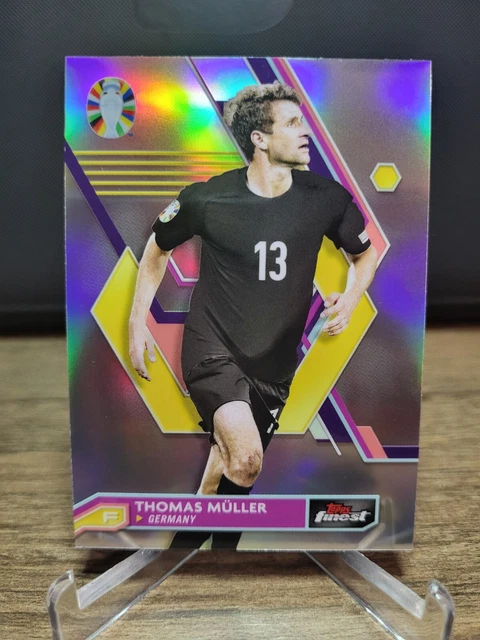 2023 TOPPS FINEST Soccer UEFA EURO 2024 Thomas Muller base REFRATTORE ... 2023 TOPPS FINEST Soccer UEFA EURO 2024 Thomas Muller base REFRATTORE ...