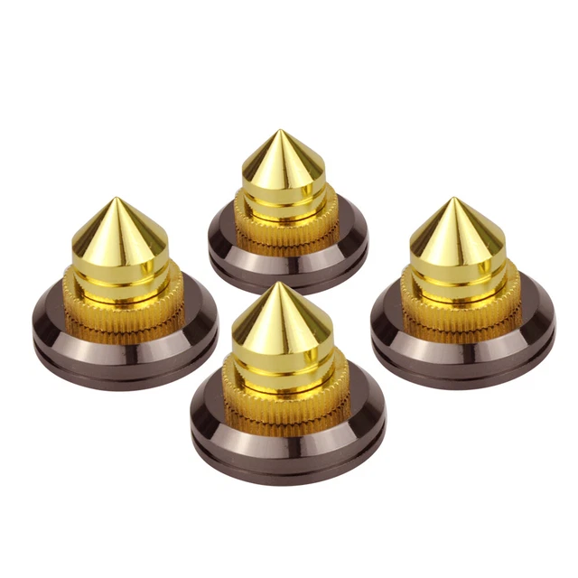 UK SPEAKER SPIKE Isolation Stand Feet Cone Pad Spikes Turntable Amp ...