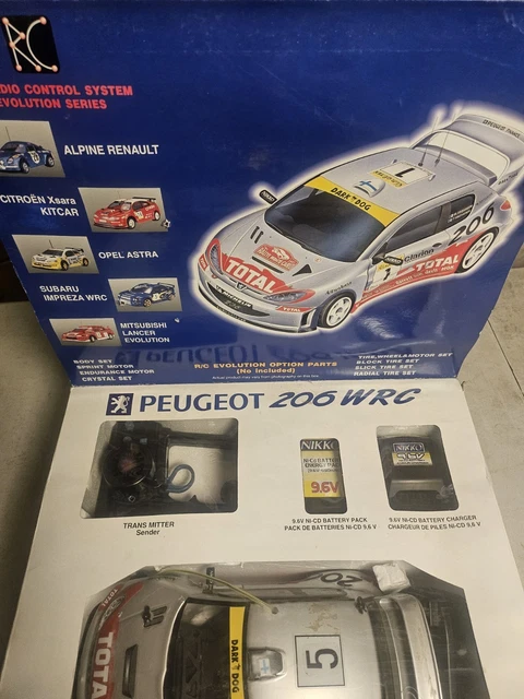 NIKKO PEUGEOT 206 WRC Remote-Controlled Model Car £42.29 - PicClick UK