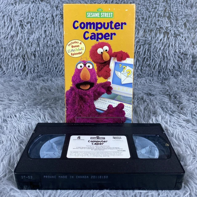 SESAME STREET - Computer Caper VHS Tape 2002 With Bonus Episode Kids ...