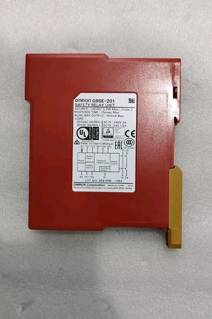 OMRON G9SE-201 24VDC Safety Relay Unit Fedex $205.33 - PicClick CA