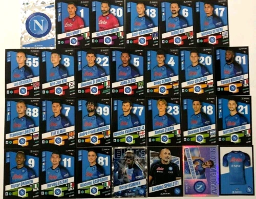 PANINI CALCIATORI 2022 2023 2022-23 Squadra Completa Napoli 27 Figurine Stickers EUR 19,99 ...