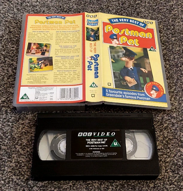 THE VERY BEST Of Postman Pat Pat's Windy Day Bbc Pal Vhs Video Kids ...