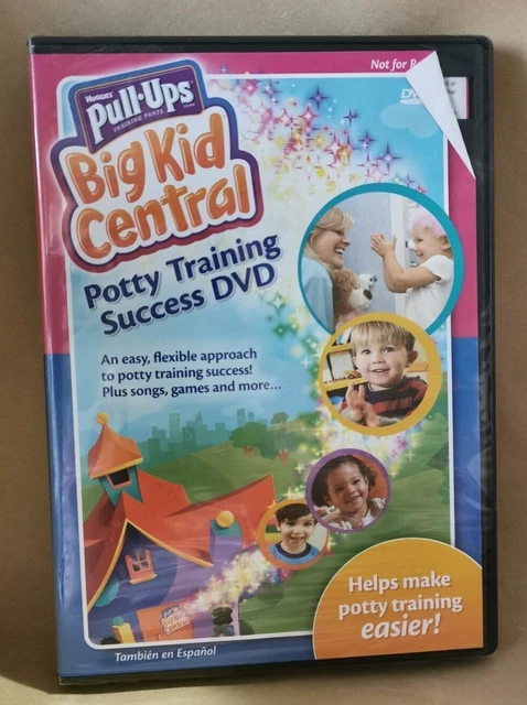NEW HUGGIES PULL-UPS Big Kid Central Potty Training Success DVD Songs ...