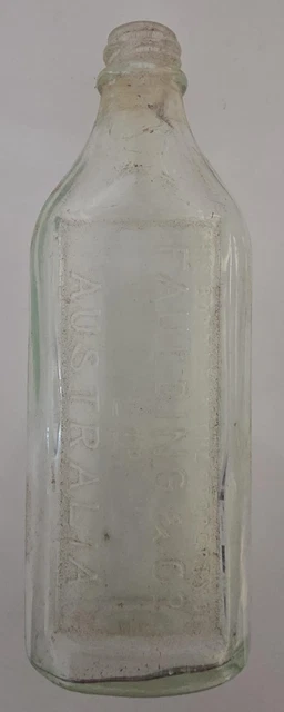 FAULDING & CO LTD Australia Vintage Glass Bottle No Lid $35.00 ...