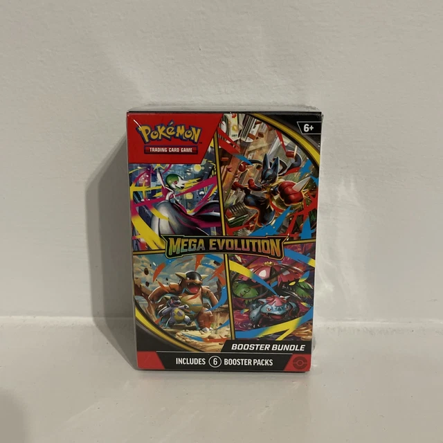 POKÉMON TCG: MEGA Evolution Booster Bundle (6 Booster Packs) BRAND NEW ...