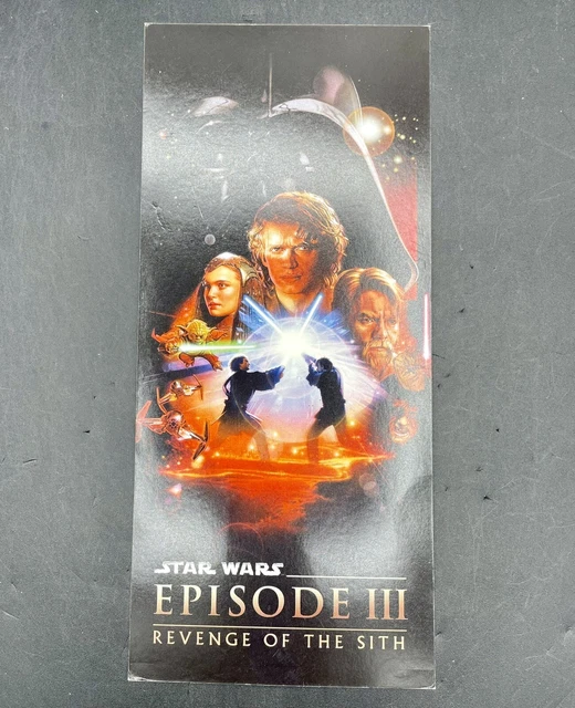STAR WARS EPISODE III Revenge Of The Sith Screening Pass Movie Theatre ...