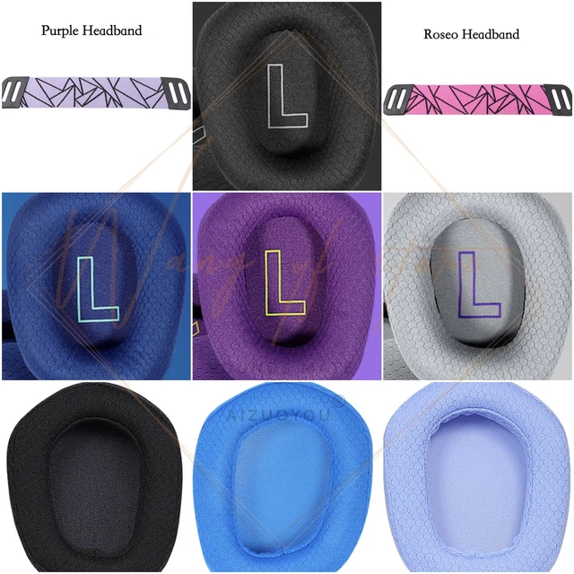EAR PADS CUSHION Cover for Logitech G733 G935 G933s G933 G635 G633 G335 ...