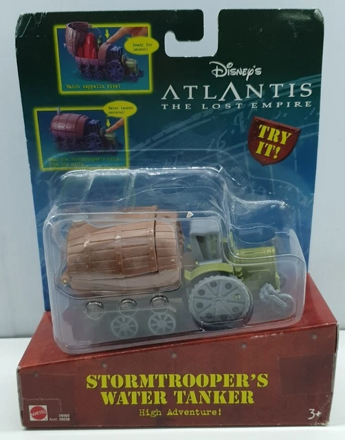 DISNEY STORMTROOPER'S WATER tanker Atlantis the lost Empire NIB vehicle ...