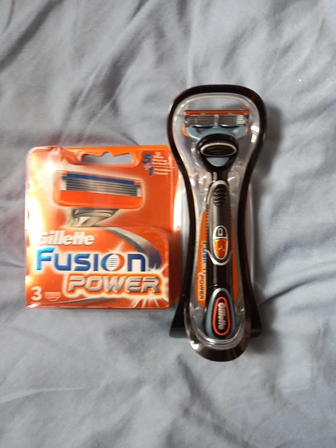 GILLETTE FUSION POWER stealth razor and 3 pack blades EUR 15,49 ...