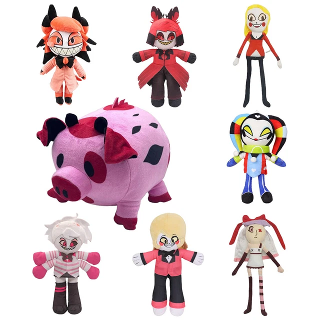 HAZBIN HOTEL FAT Nuggets Charlie Alastor Adam Lucifer Egg Boy Plush ...
