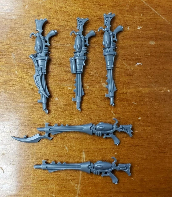 WARHAMMER 40K DRUKHARI Armory Bits Raider Holstered Splinter Rifles £3. ...