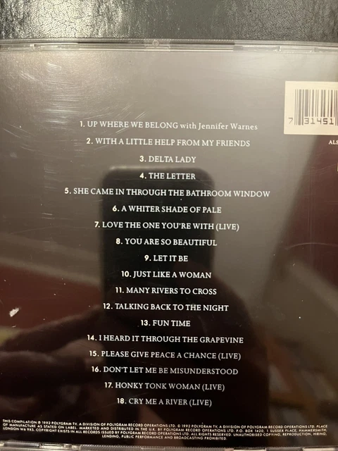 JOE COCKER ESSENTIAL Collection The Legend Used 18 Track Greatest Hits ...