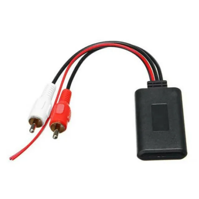 CAR STEREO BLUETOOTH Adapter Module 2RCA AUX Input with 5V-12V Working ...