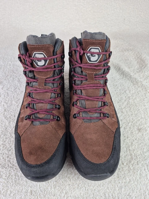 FOXELLI MENS HIKING Boots Brown Suede Waterproof Kingtex Size 10.5 Wide ...