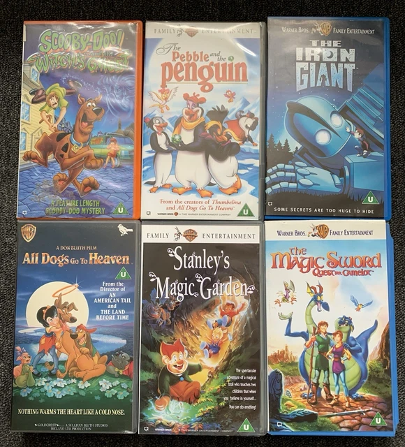 WARNER BROS ANIMATED Vhs Video Tapes bundle x6 £16.12 - PicClick UK