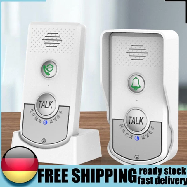 CITOFONO VOCALE A 2 vie, ABS, citofono wireless sistema campanello EUR ...