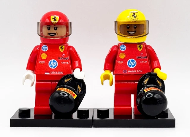 LEGO F1 FORMULA 1 Minifigure Lewis Hamilton and Charles Leclerc - 2025 ...