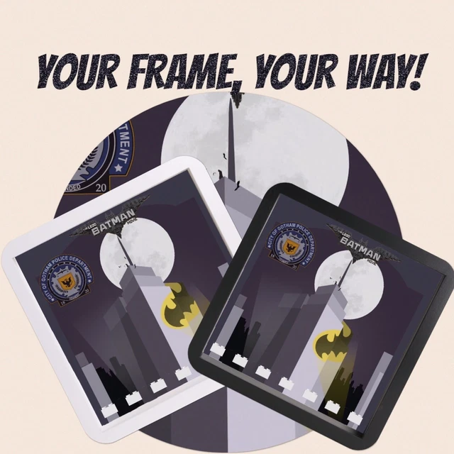 DISPLAY CASE FRAME for Lego ® Batman Movie series GCPD Minifigures ...