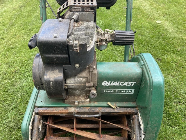 QUALCAST CLASSIC 35S petrol lawnmower - For Repair. £40.00 - PicClick UK