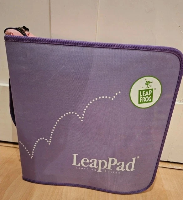 LEAPFROG LEAPPAD LEARNING System with Books, Cartridges X8 and Carry ...