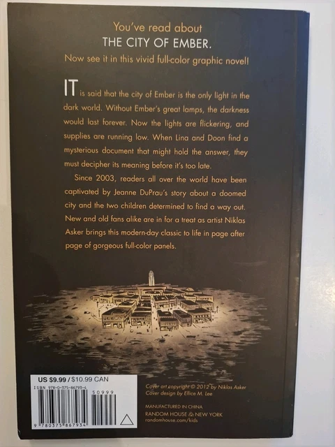 THE CITY OF Ember Graphic Novel by Jeanne DuPrau Paperback Edition £2. ...