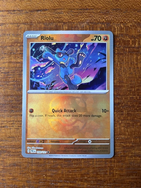 RIOLU 050/131 - Masterball - Prismatic Evolutions - Pokemon TCG 50 Master Ball £12.50 - PicClick UK