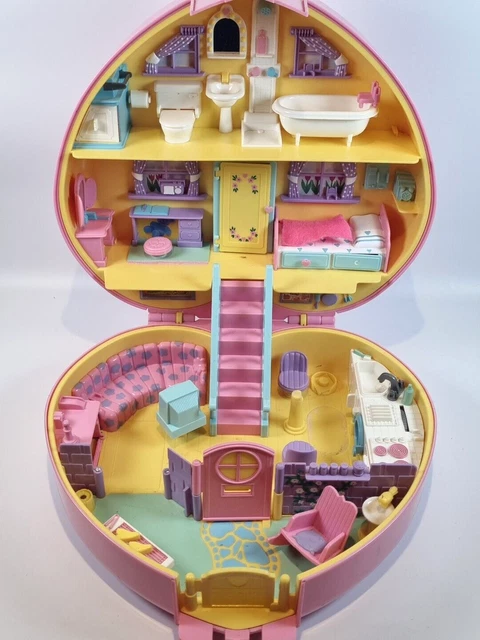 BLUEBIRD POLLY POCKET Lucy Locket Heart House VTG 1992 No Figures ...