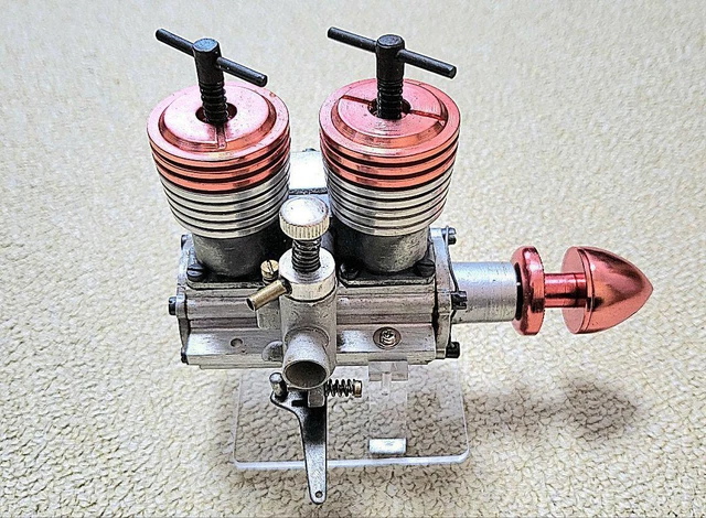 RADIO-CONTROLLED AIRPLANE ENGINE AULORA TAPLIN TWIN MARK 3 £725.29 ...