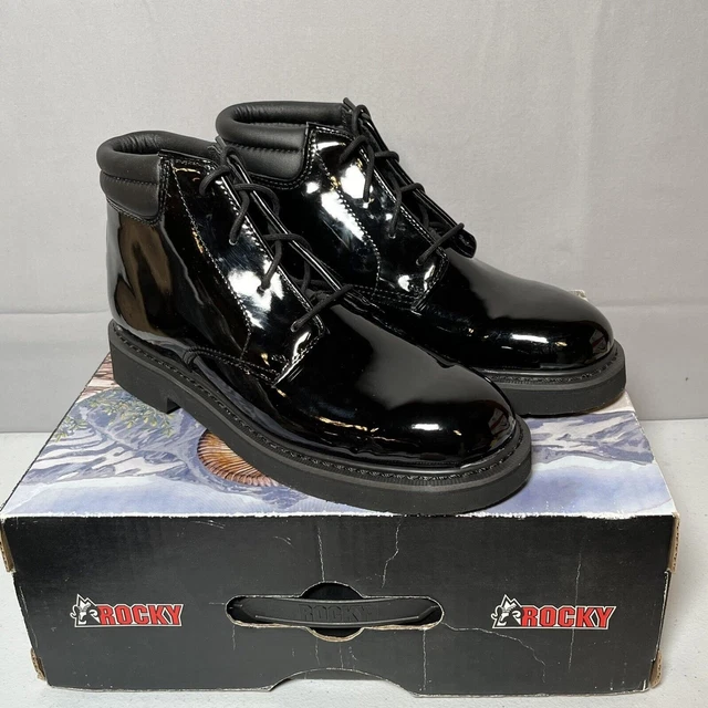 ROCKY MEN'S 6 Inch Professional Dress 500-8 Work Boot Black Size 8M NEW ...