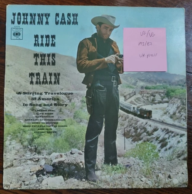 ENREGISTREMENT VINYLE JOHNNY Cash Ride This Train VG/VG CBS 62575 EUR 9 ...