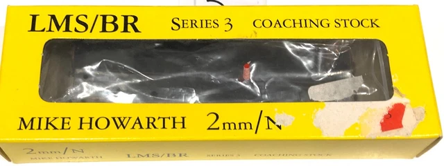 N GAUGE MIKE HOWARTH LMS/BR Mk 1 OPEN COACH BODY KIT WHEELS BUT NO ...