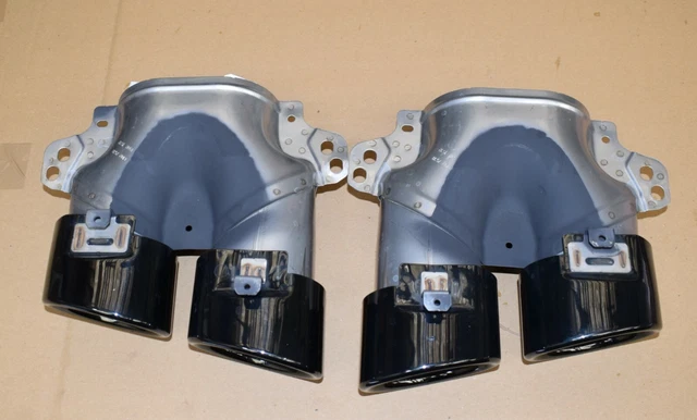 ORIGINAL MERCEDES AMG exhaust trim exhaust trim W205 C class black £264 ...