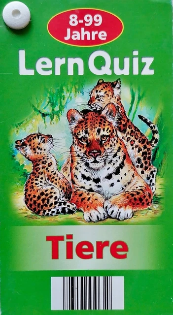 LERNQUIZ TIERE - Ratespiel mit 48 spannenden Fragen und Antworten ...
