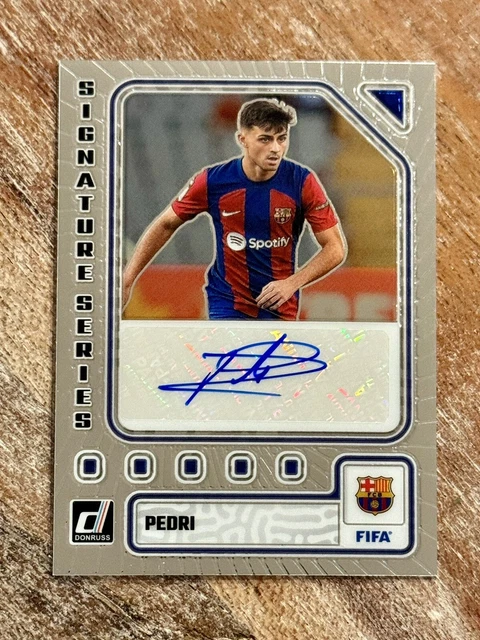 2023-24 PANINI DONRUSS FIFA Soccer PEDRI Signature Series Auto #SS-P ...