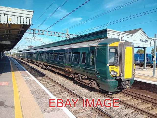 PHOTO CLASS 387/1 4-Car Emu No. 387 163 Of Gwr At Didcot Parkway 22 ...